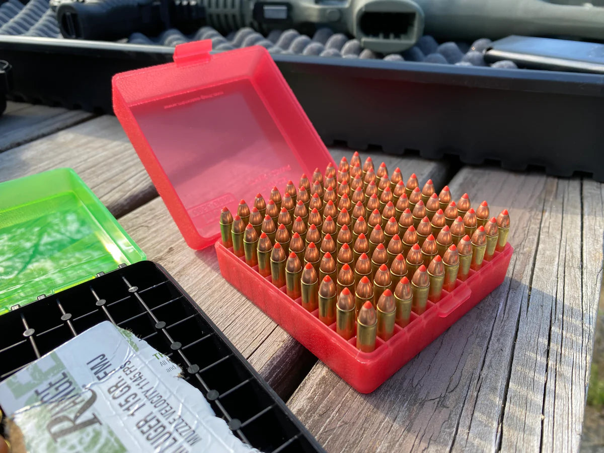 MTM Ammo Box 100 Round For 22LR, 22MAG In Pakistan - Shooter's Den