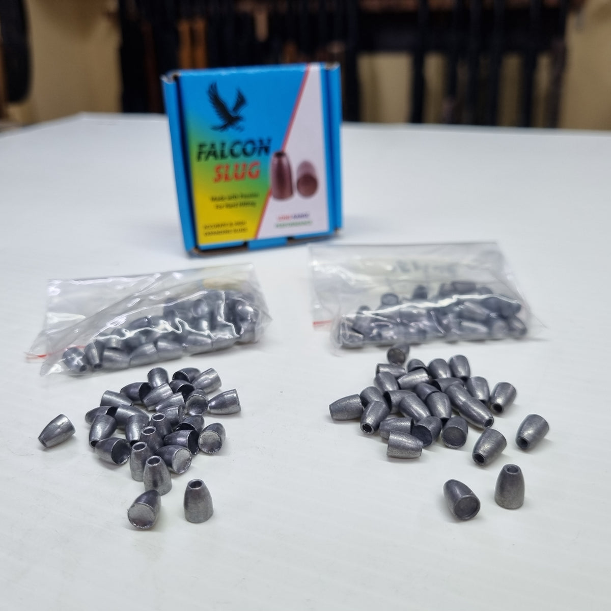 Falcon Slugs Sampler Pack .218 Cal, 21.4gr & 23.4gr, 120ct - Dome Base ...